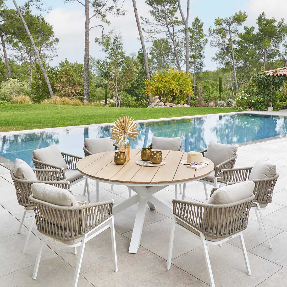 ΤΡΑΠEΖΙ ΡΟΤΟΝΤΑ OUTDOOR - Villart